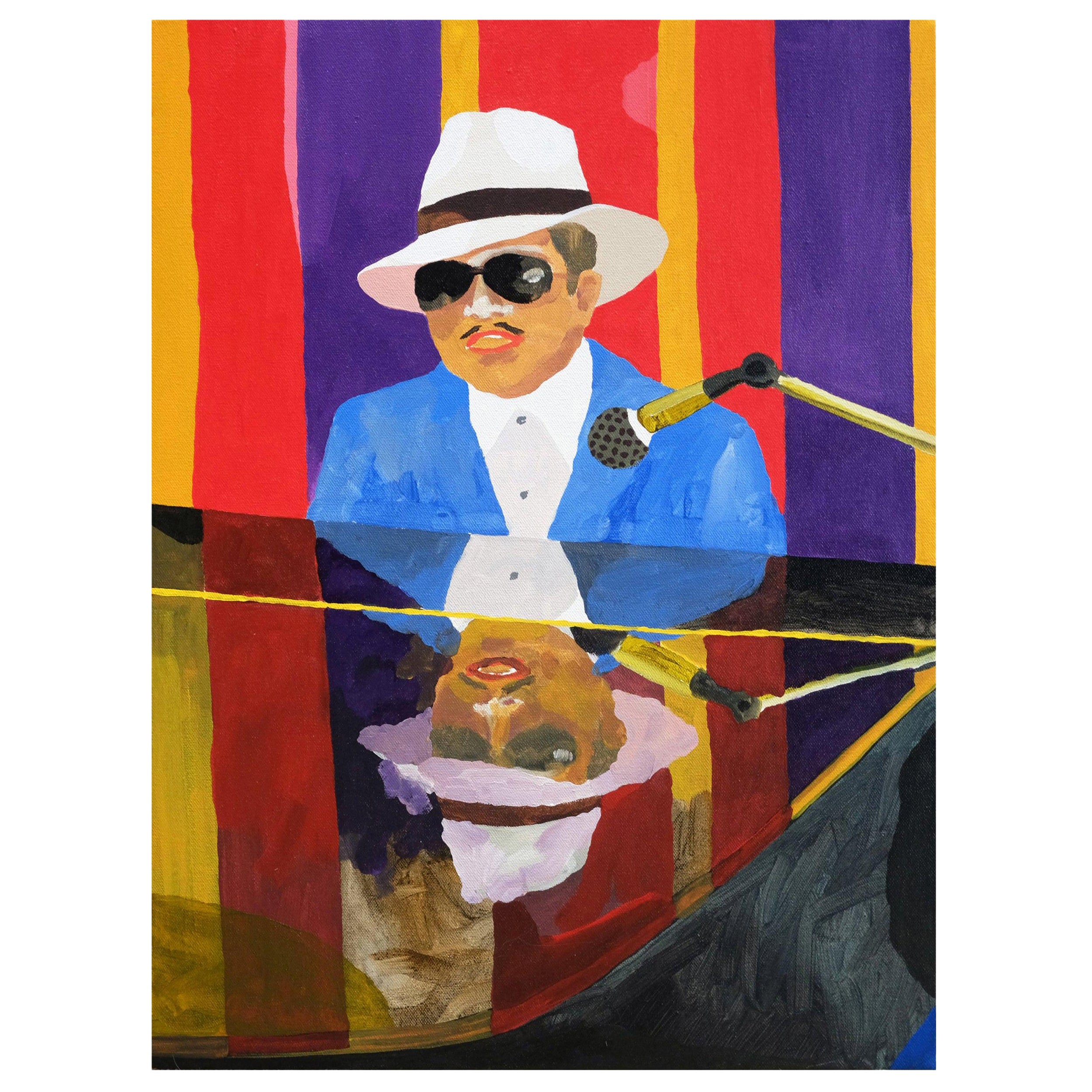 Mike Adamo Painting Distant Oscillation For Sale at 1stDibs