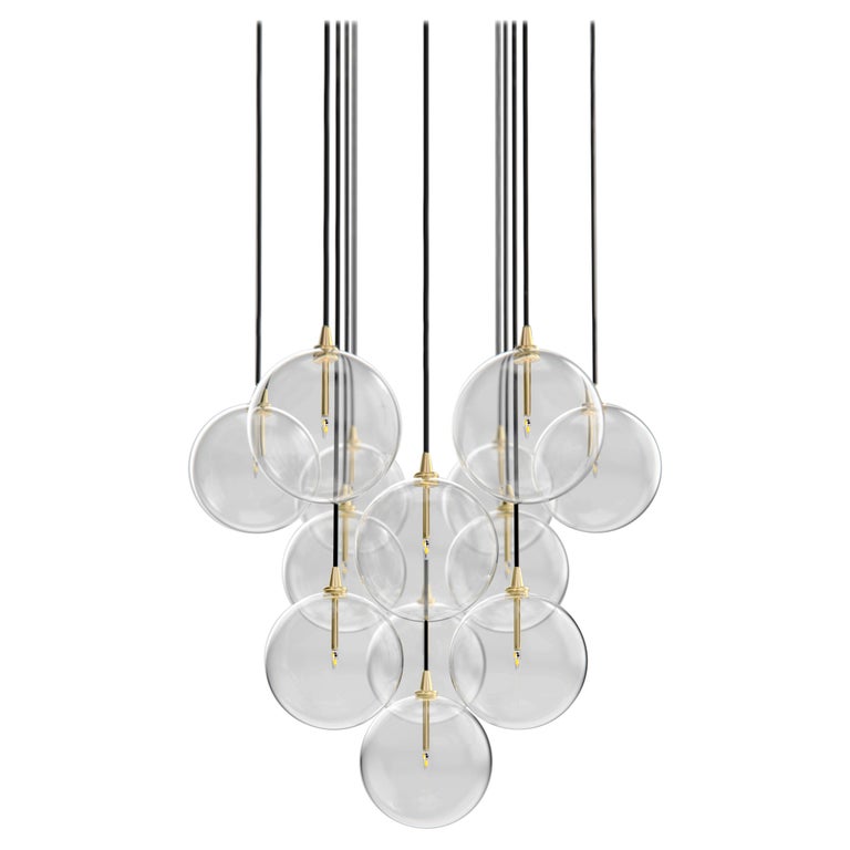 Cluster 13 Chandelier For Sale at 1stDibs