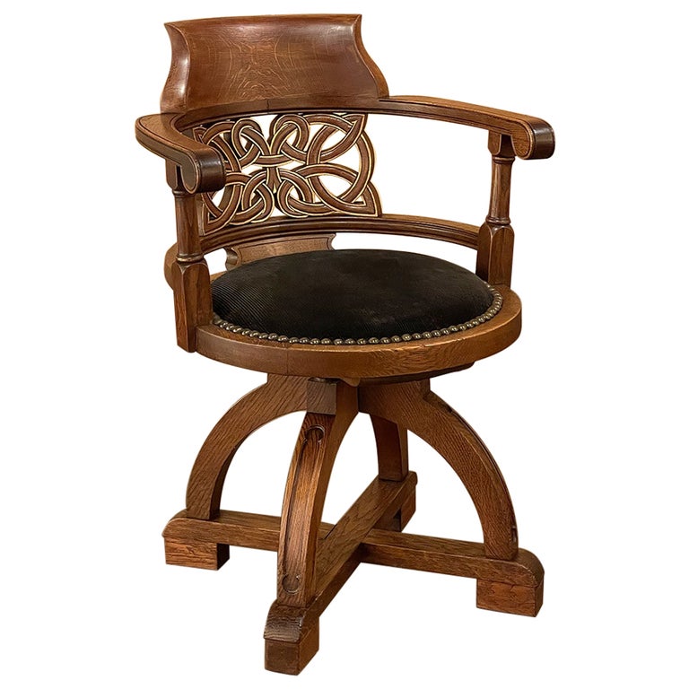 Mid-Century Jansen and Sons Desk Chair For Sale at 1stDibs