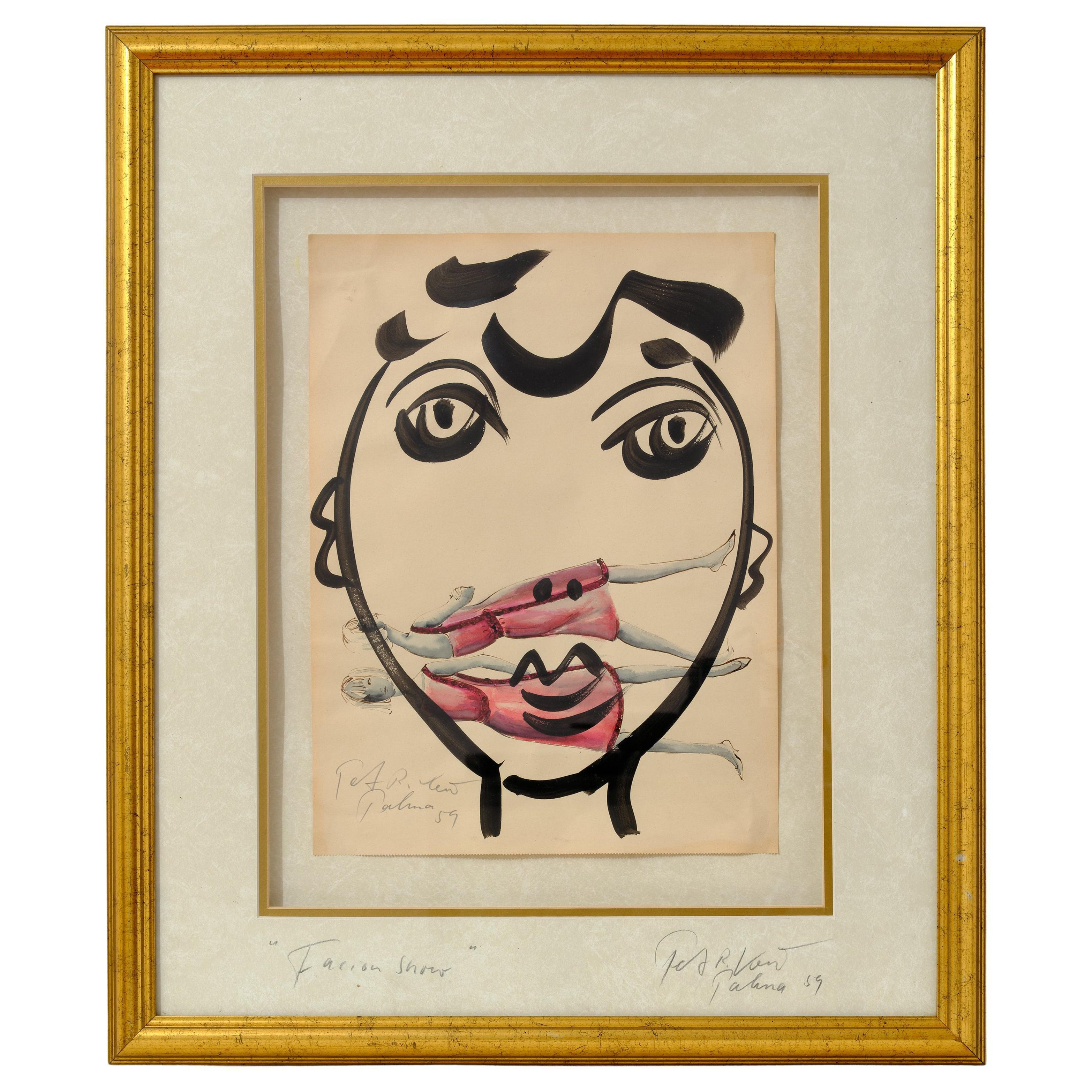 Eunice Jensen Parsons Mid-Century Northwest Painting, circa 1959 For ...