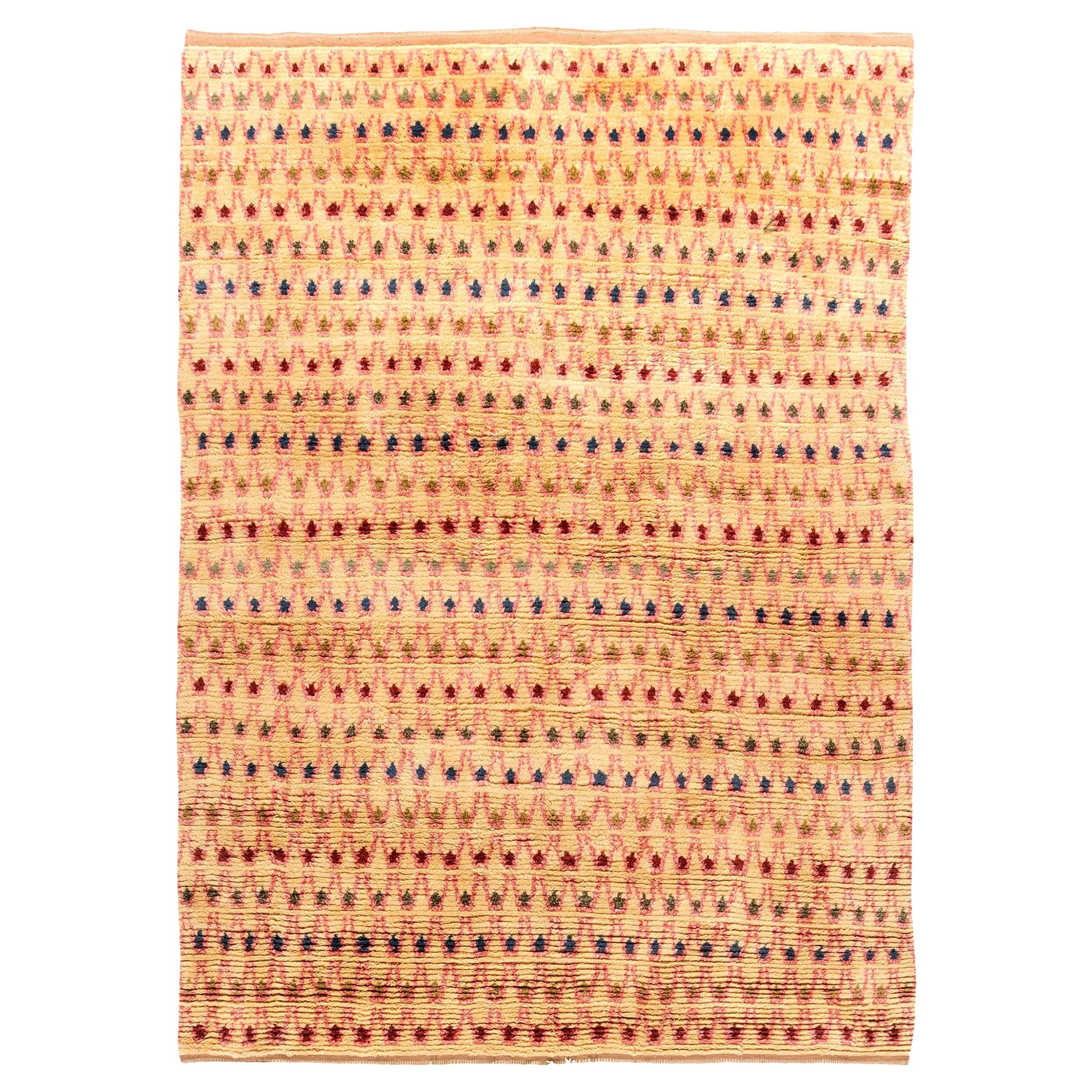 Zero Gray Mix Handwoven Wool Rug For Sale at 1stDibs