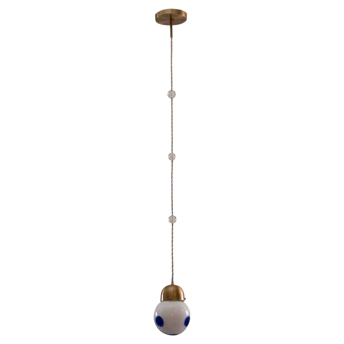 Kolo Koloman Moser/Josef Hoffmann Opaline Glass Pendant Jugendstil, Re ...