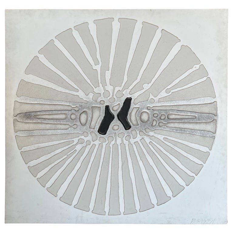 Abstract Signed Original Mix Media Acrylic on Canvas by Artist Paul ...