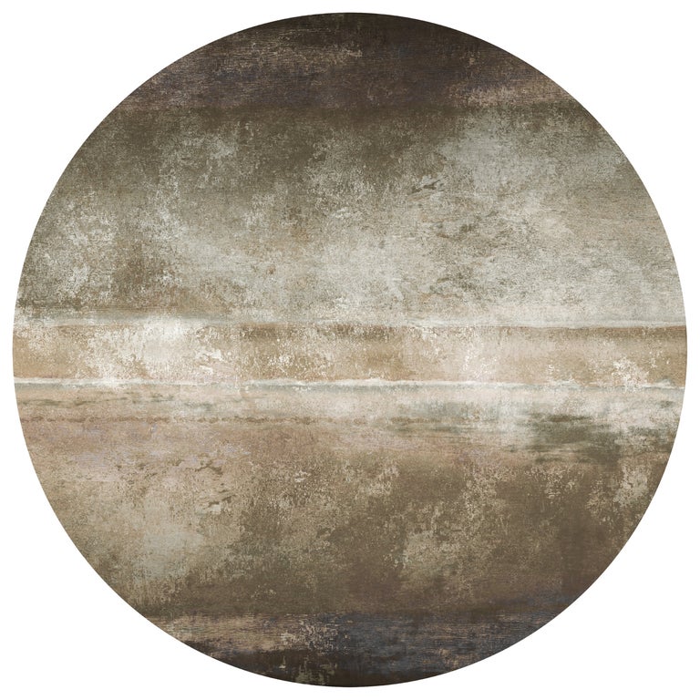 Moooi Small Quiet Collection Morning Clay Round Rug in Wool For Sale at ...