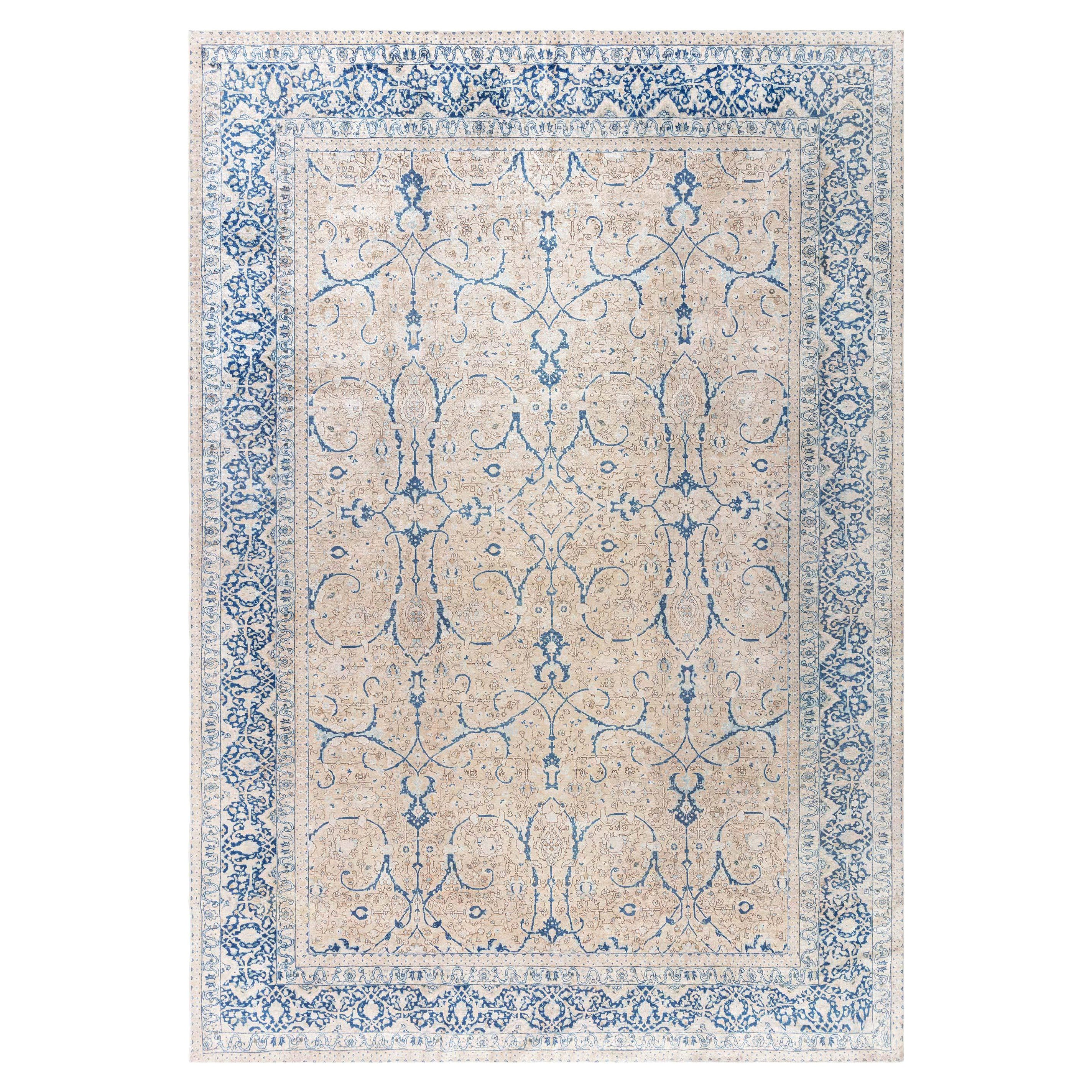 Doris Leslie Blau Collection Antique Persian Tabriz Rug For Sale at 1stDibs
