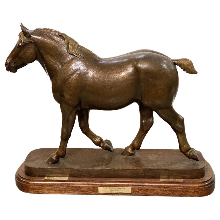 Marilyn Newmark Bronze Horse Sculpture, Herculean Limited Edition of 5 ...