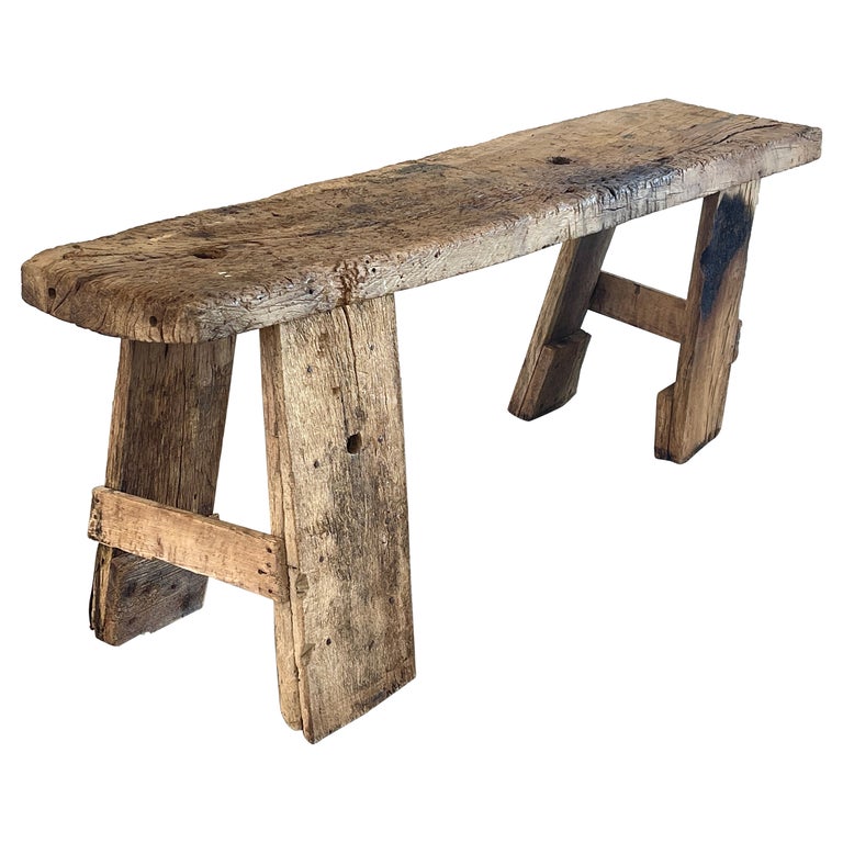 Primitive Console Table at 1stDibs