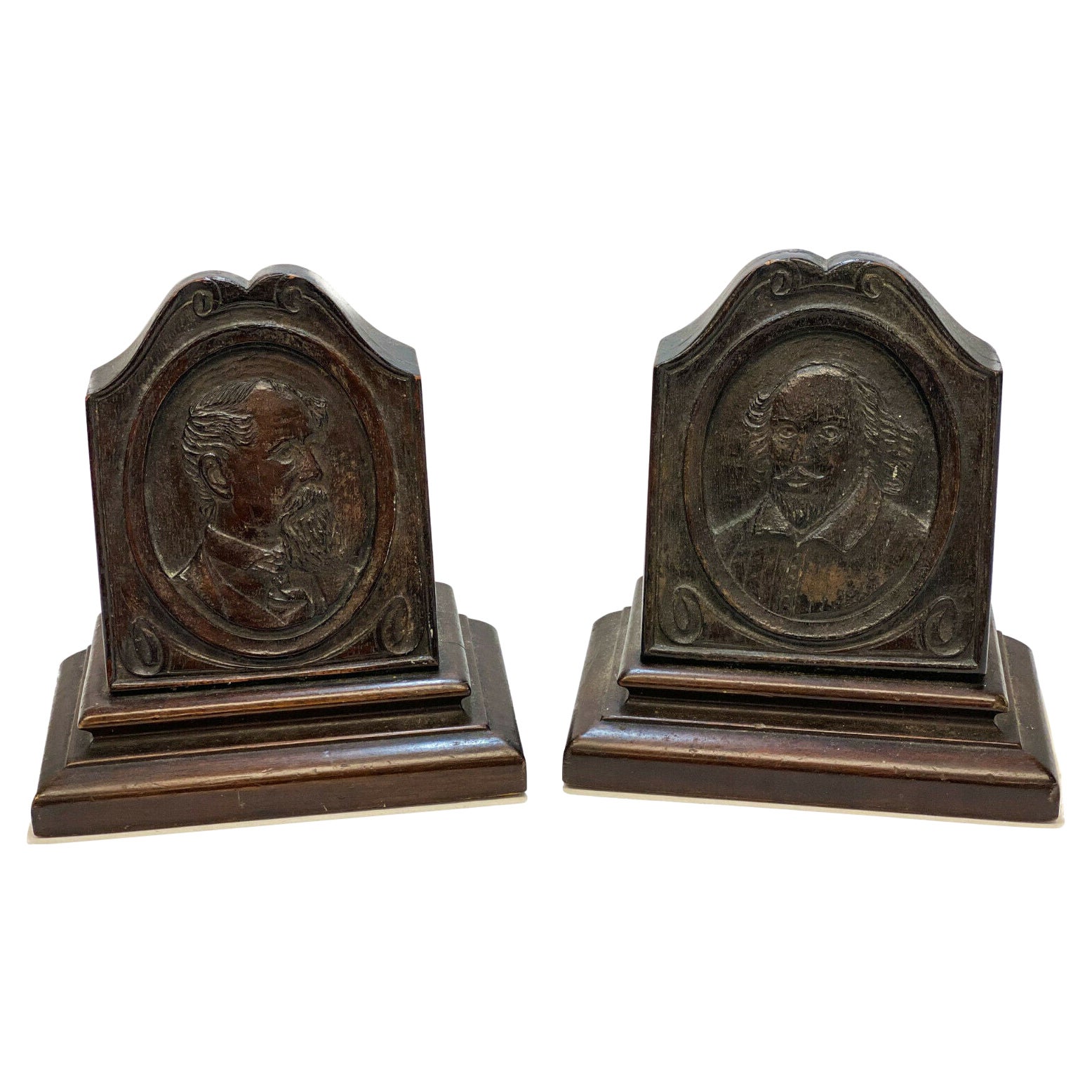 Humorous Shakespeare Bookends with Babies at 1stDibs