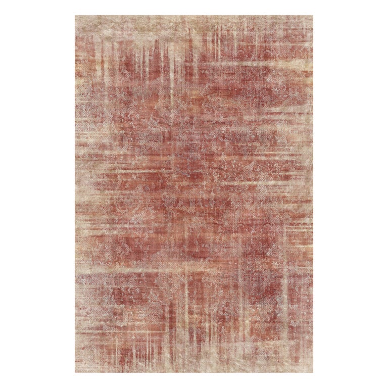 Moooi Large Quiet Collection Patina Brick Rectangle Rug in Low Pile ...