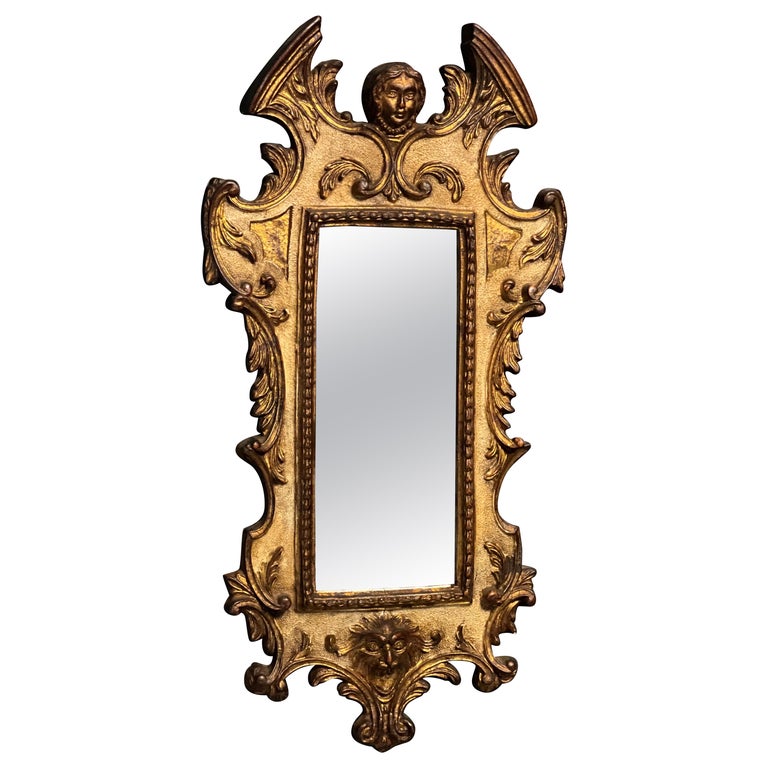 Antique Italian Gilded Mirror, Italy, 1890's For Sale at 1stDibs