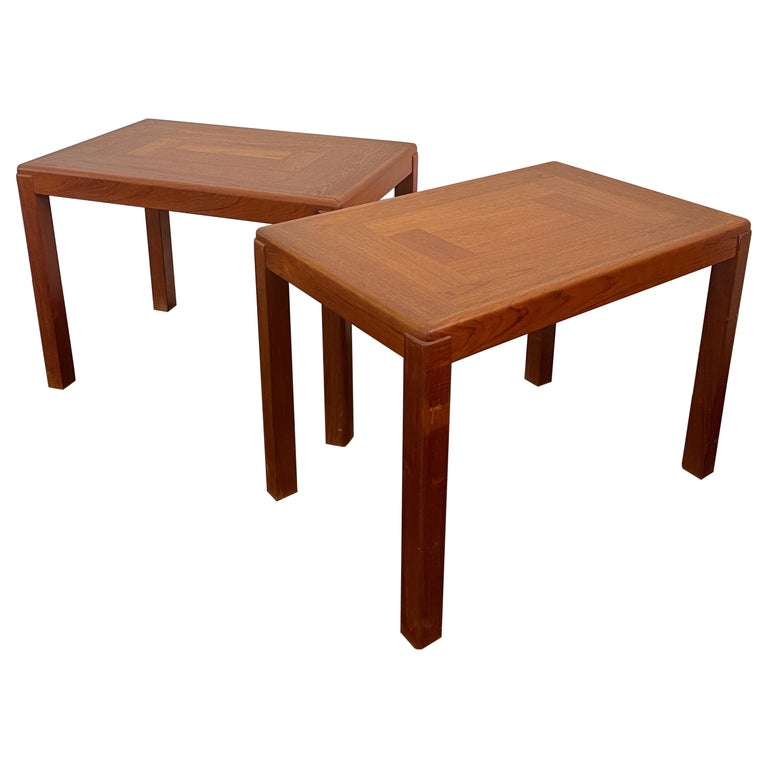 Mid-20th Century Pair of Danish Vejle Stole Og Mobelfabrik End Tables ...