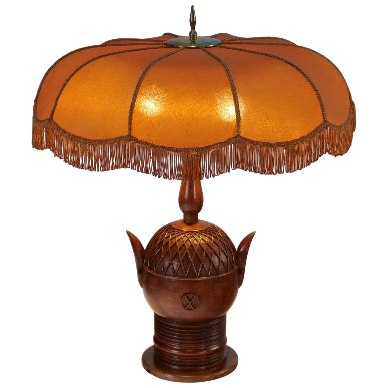 Fritz August Breuhaus de Groot, Expressionist table lamp for Mikado ...