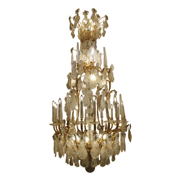 Unique Importan George Hoentschel French Rock Crystal &Gilt Bronze ...