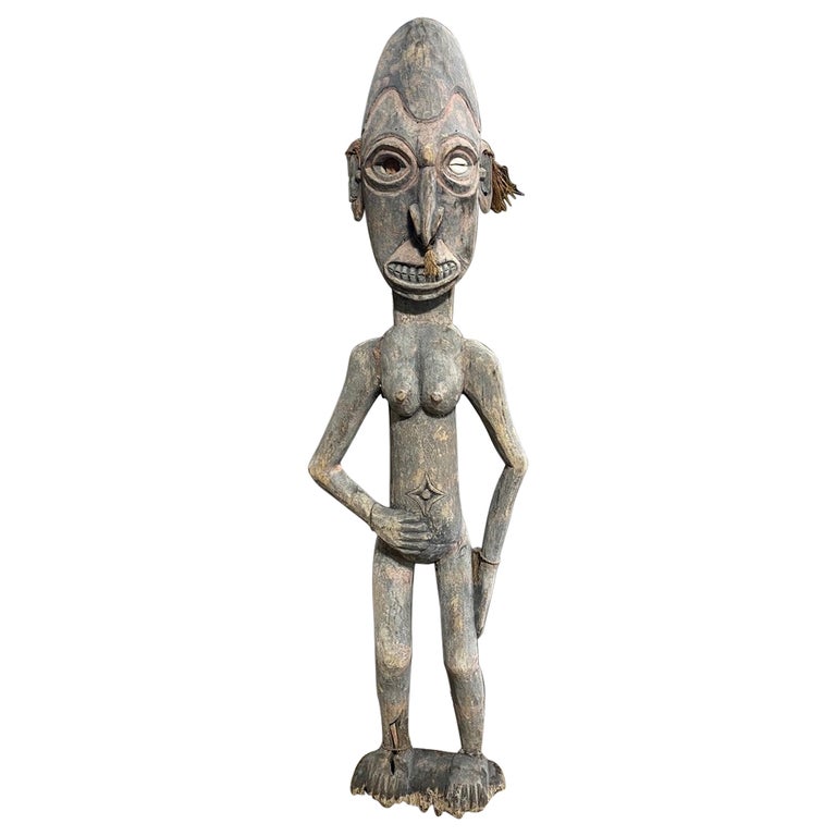 Sepik River Tribe Papua New Guinea Oceanic Wood Totem Spirit Figure For ...
