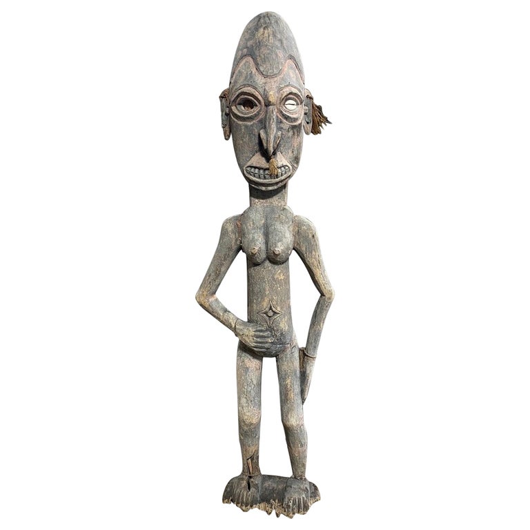 Sepik River Tribe Papua New Guinea Oceanic Wood Totem Spirit Figure For ...