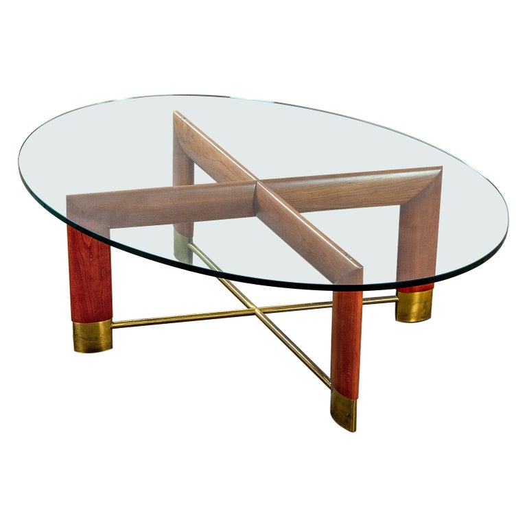 20th Century Daniela Puppa for Fontana Arte Coffee Table in Wood and ...
