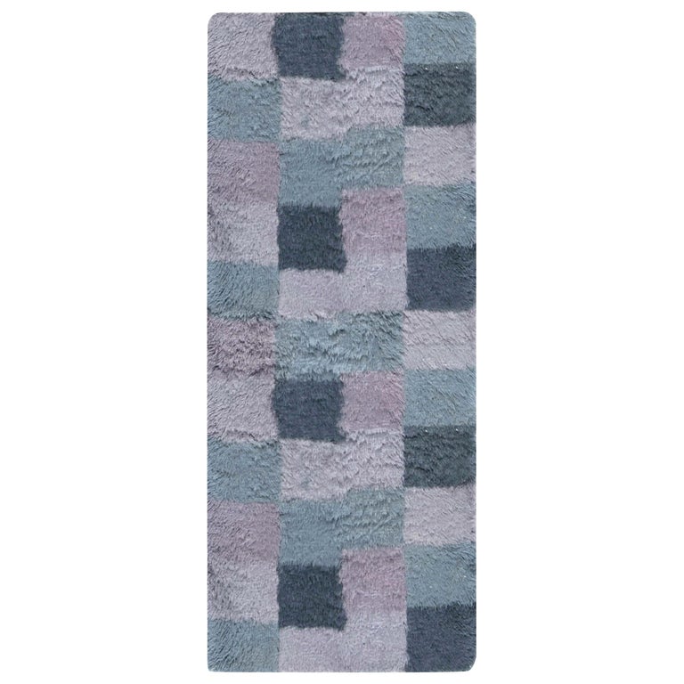 Contemporary Bluebell Swedish Rya Design Rug by Doris Leslie Blau For ...