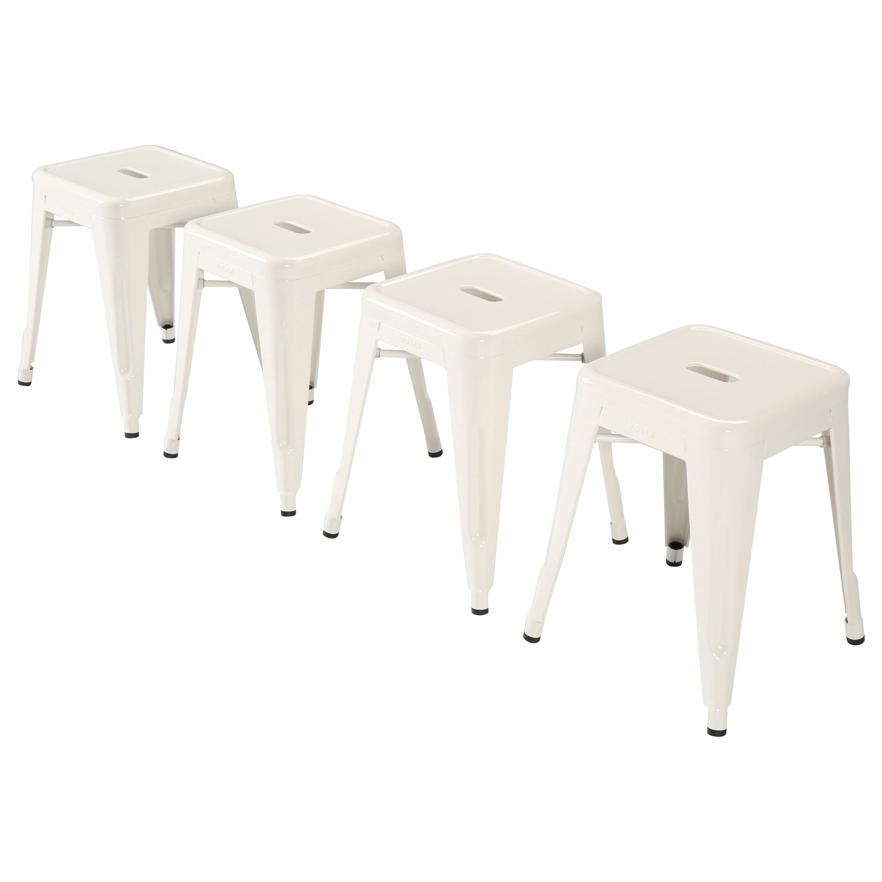 Customizable HGD Stool 55 with High Back in Essential Colors by Tolix ...