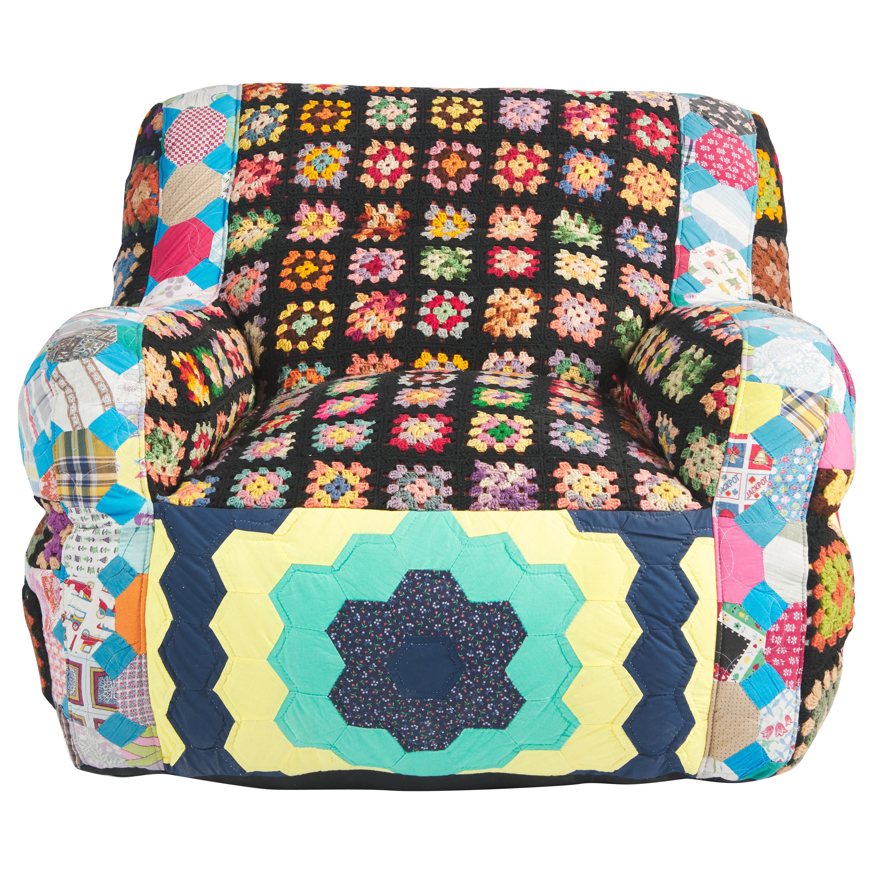 Darren Romanelli, "DRx Quilted Lounge Chair 4", 2022 For Sale at 1stDibs