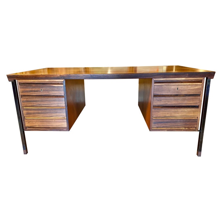 Rosewood Desk by Peter Hvidt and Orla Mølgaard-Nielsen for Soborg ...