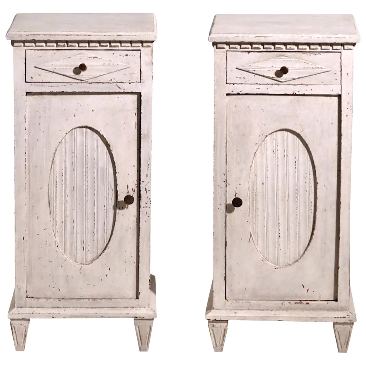 Pair of Tall Biedermeier Corner Cabinets designed by Karl Bock 1930s at ...