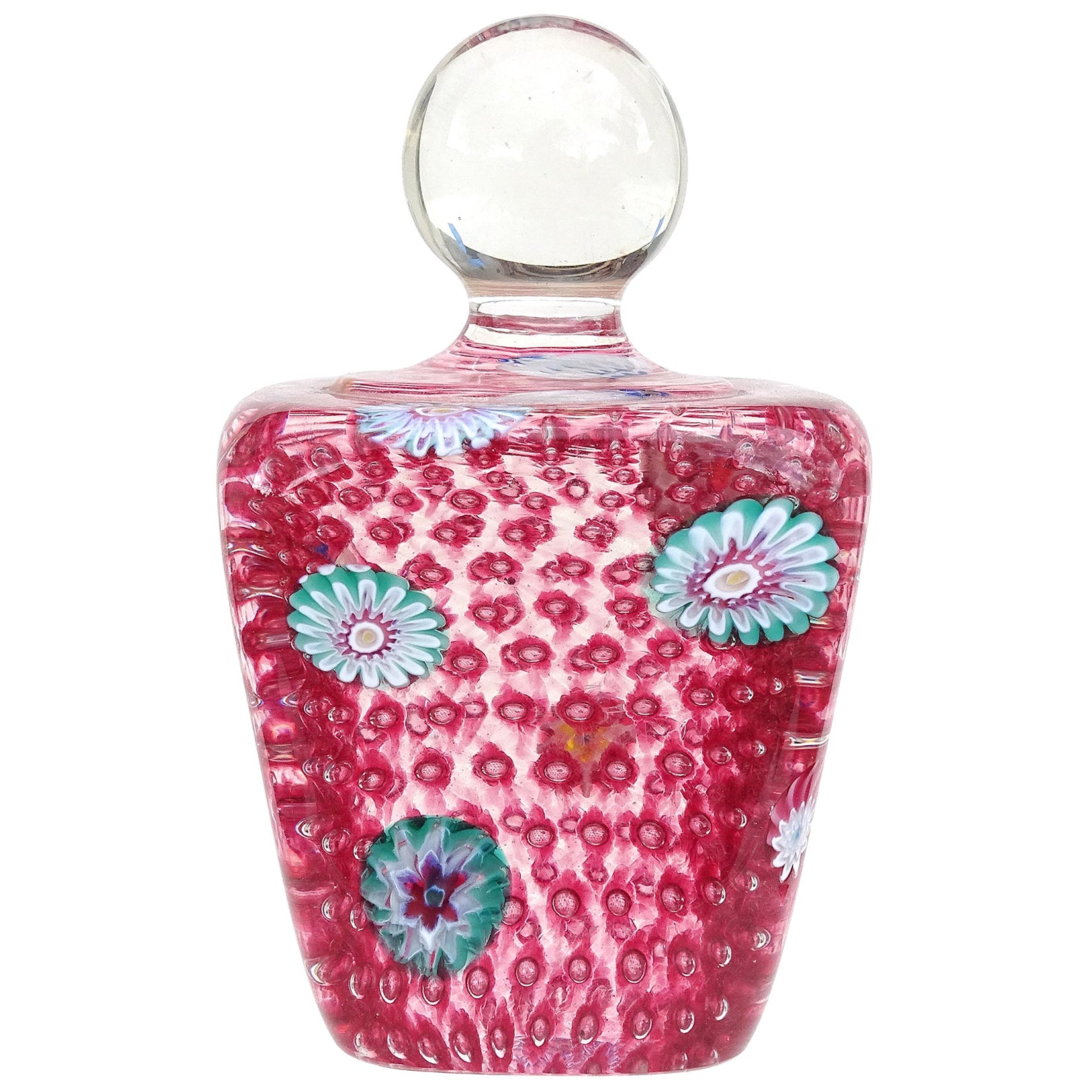 Large Murano Glass Paperweight with Internal Bubbles and Swirls For ...