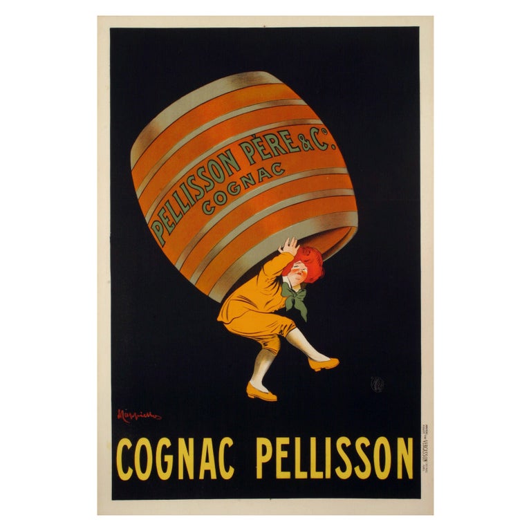 Leonetto Cappiello, Original Vintage Alcohol Poster, Cognac Pellisson ...