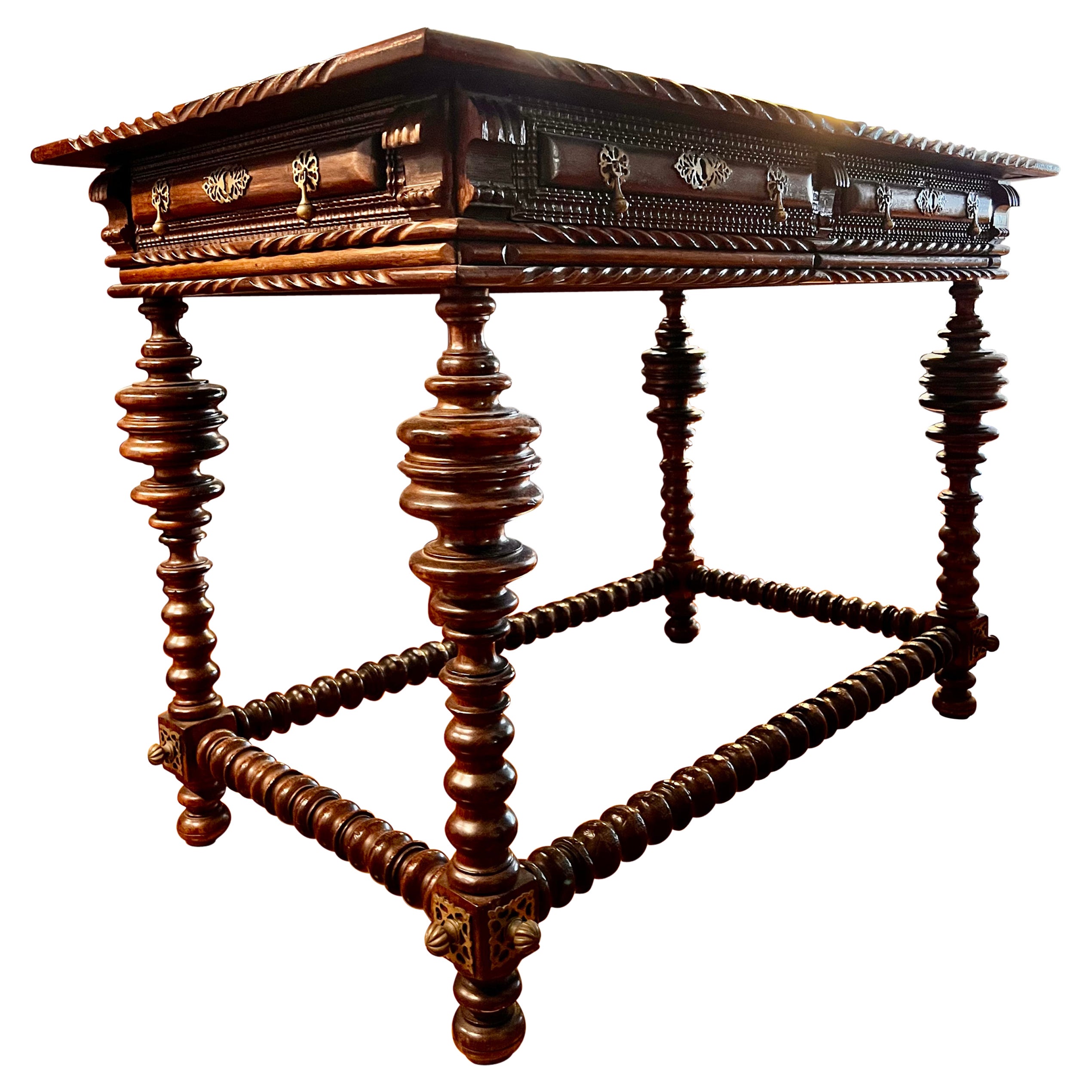 18th Century Baroque Table, Made in Czechia, Fully Restored For Sale at ...