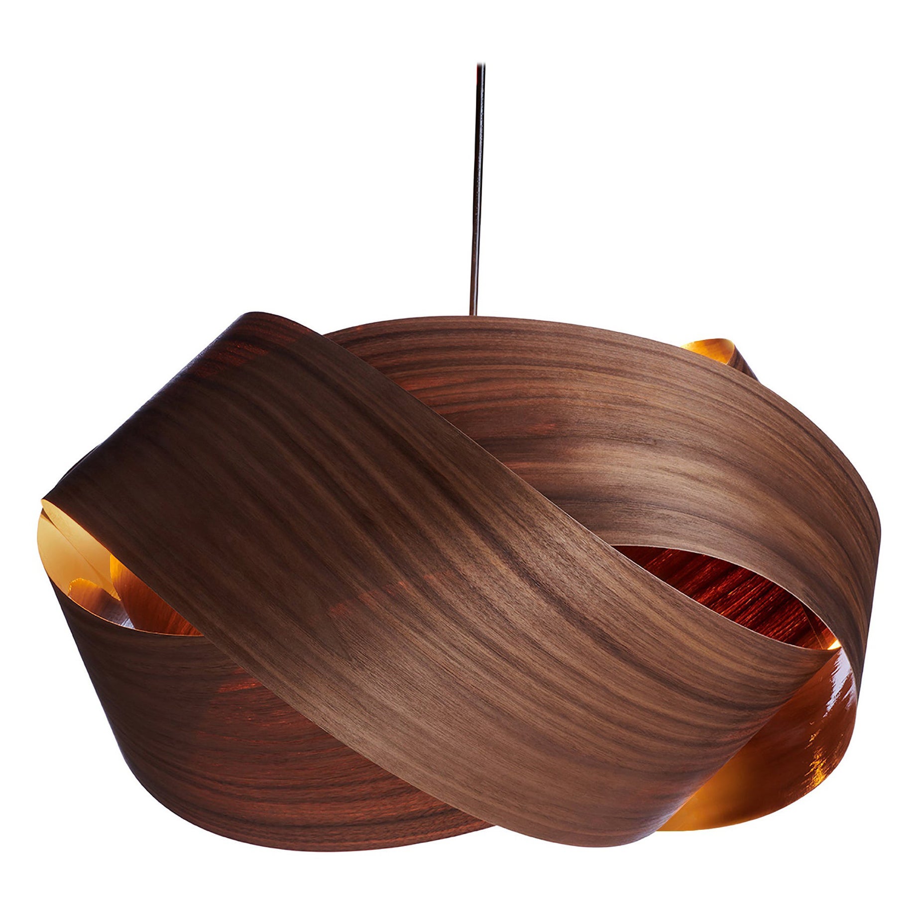 Organic, Sculptural Wood Sapele, hand finish- Leaf-like, Contemporary ...
