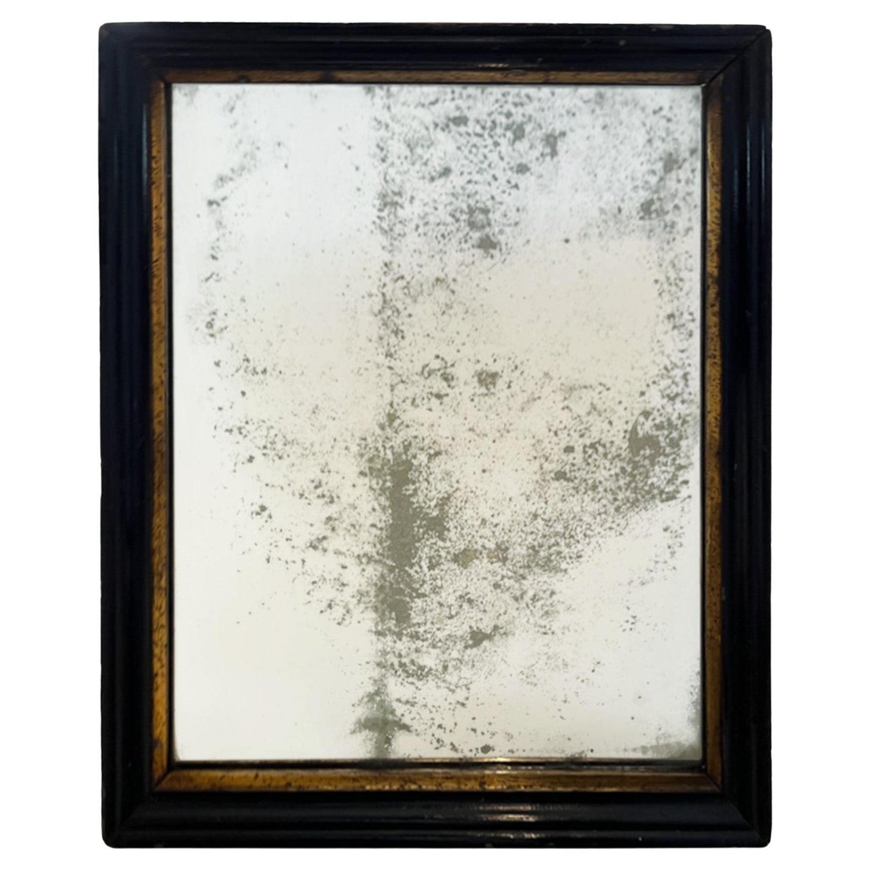 19th Century Overmantel Gilded Mirror with Light Foxing Antique For ...