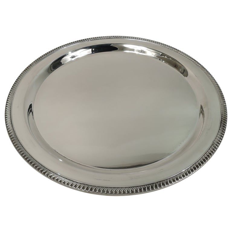 Large and Traditional American Sterling Silver Party Platter Tray For ...