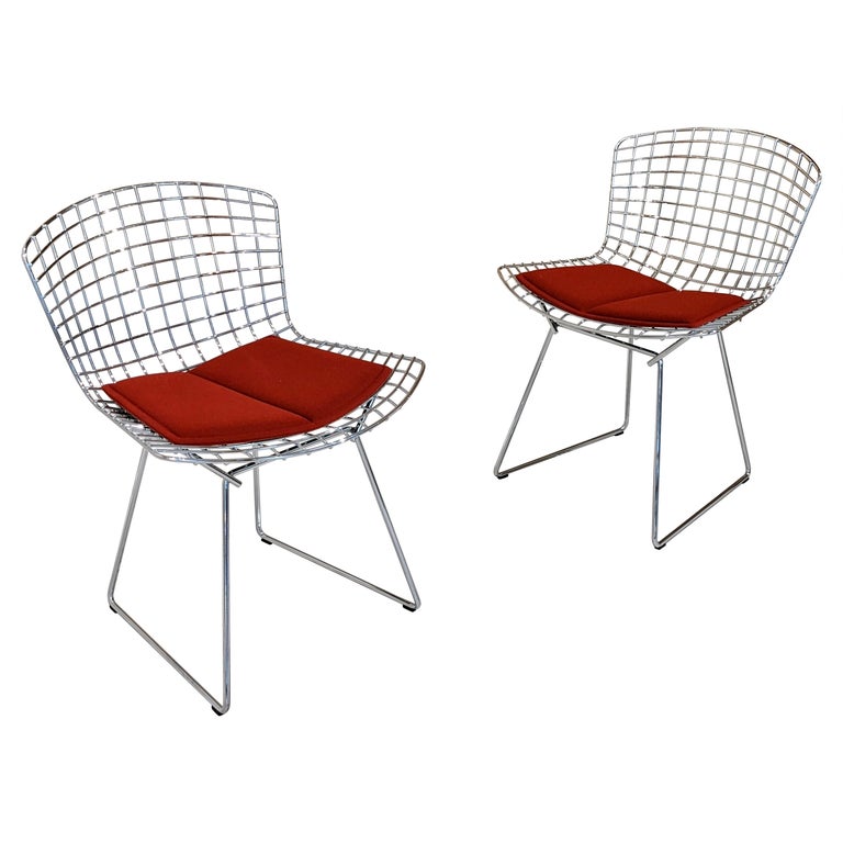 Set of 6 Bertoia Chairs for Knoll at 1stDibs