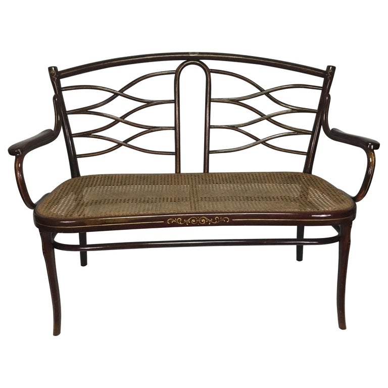 Thonet Bentwood Bench For Sale at 1stDibs