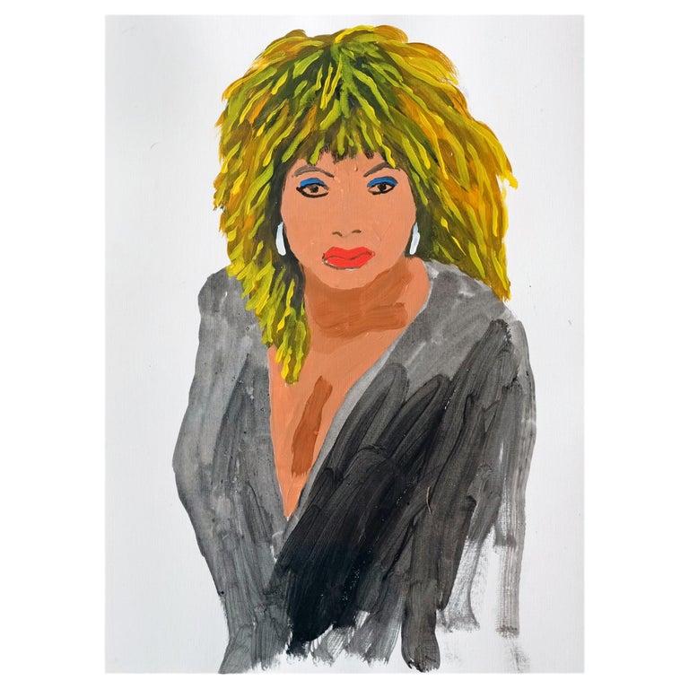 'Simply the Best' Tina Turner Portrait Painting by Alan Fears Acrylic ...