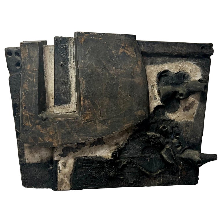Gene Bernardi Mixed Media Wall Sculpture c1960s Berkeley at 1stDibs