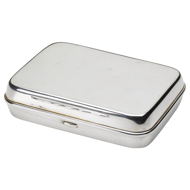 Hallmarked Silver Plated Keepsake Box, Sheffield, Uk, Circa 1900 For ...