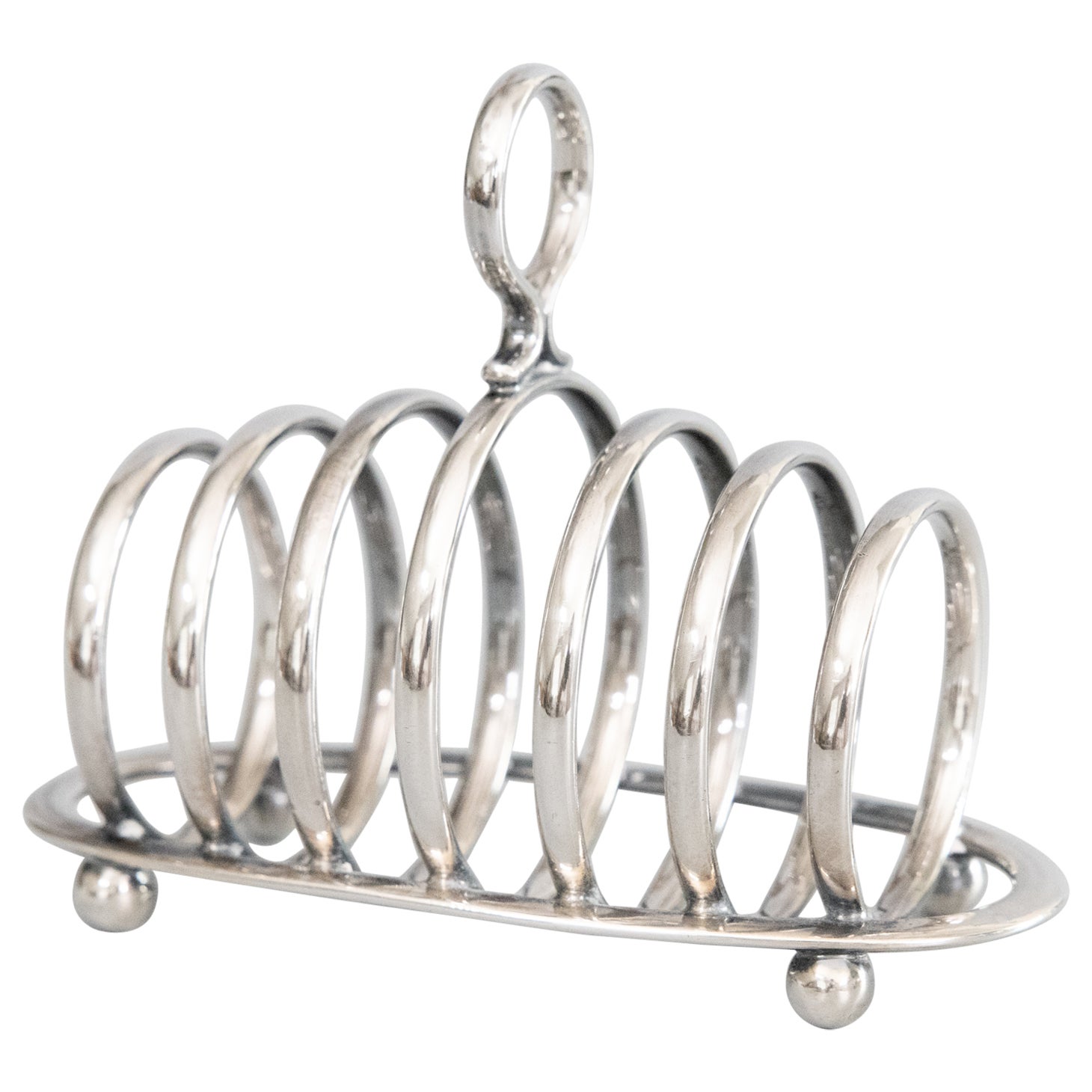 Silver Plate Toast Rack, circa 1850 For Sale at 1stDibs