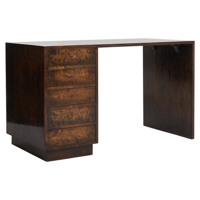 Swedish Grace Birch Desk at 1stDibs