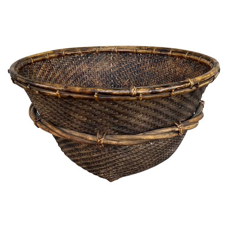Large Contemporary Woven Basket, Philippines For Sale at 1stDibs
