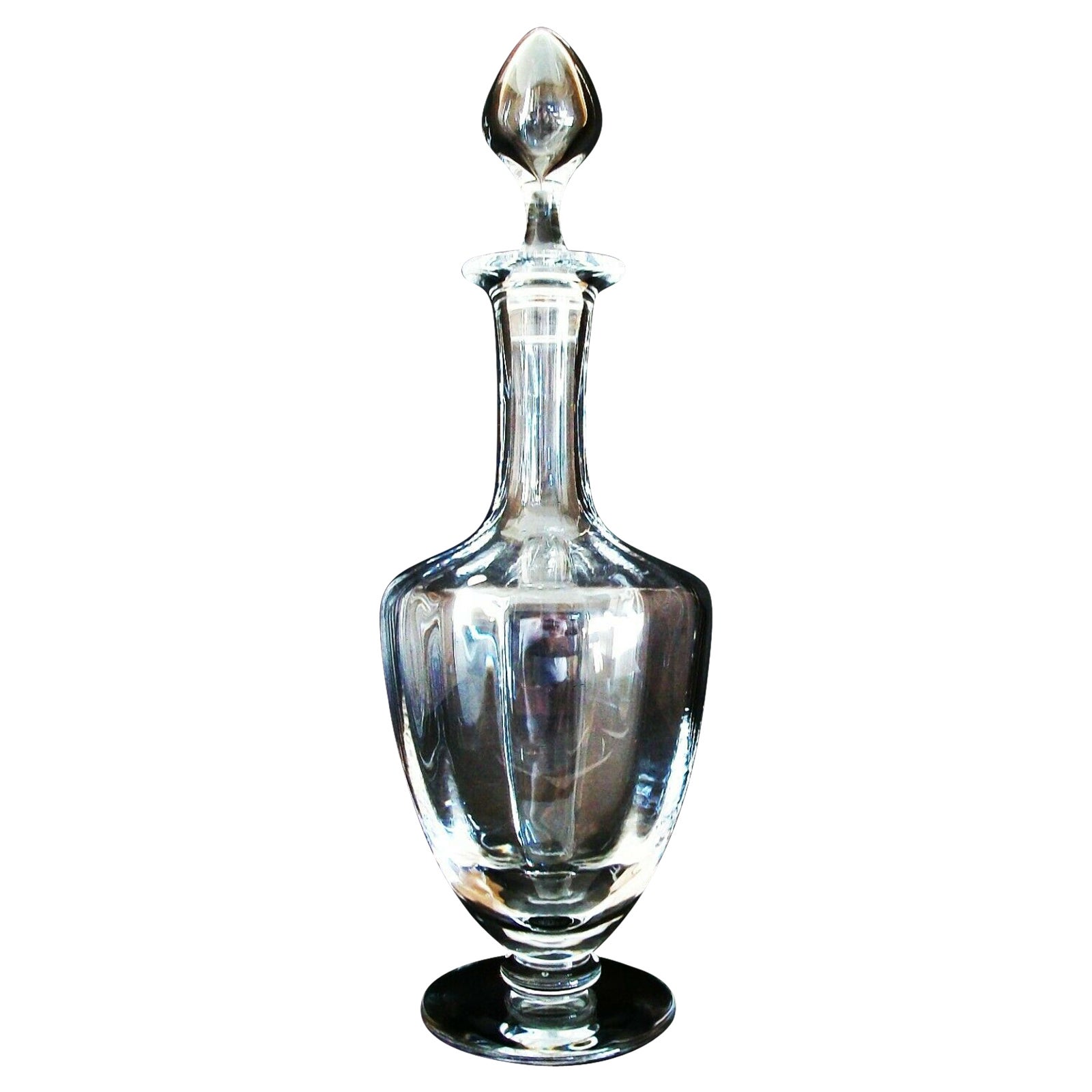French Baccarat Crystal Whisky Carafe 'Decanter' with Dome Shaped Lid ...