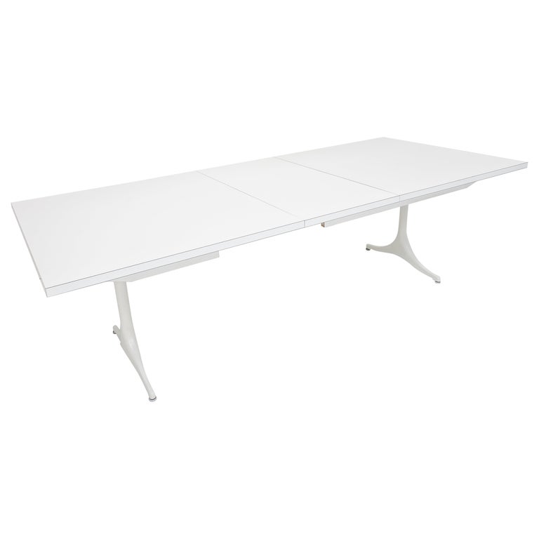 5559 Extendable Pedestal Dining Table by George Nelson for Herman Miller at 1stDibs