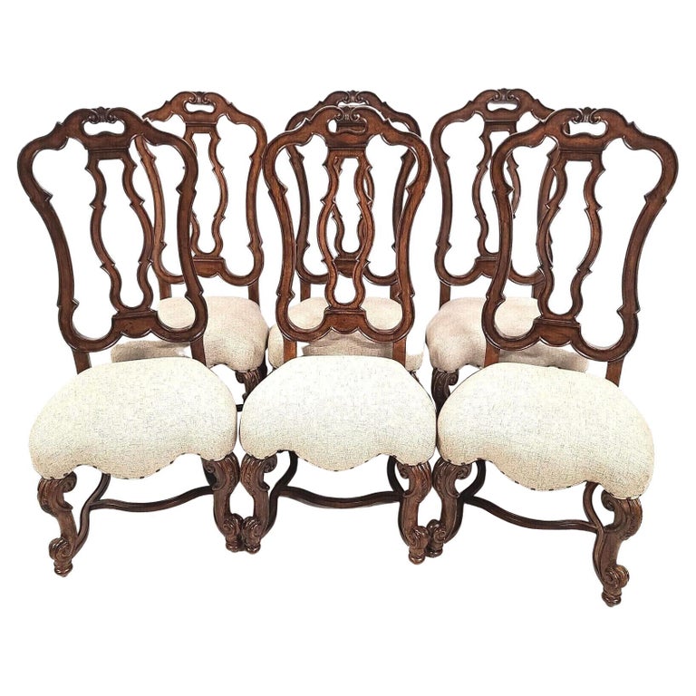 Italian Style Dining Chairs by Universal Furniture Set of 6 For Sale at ...