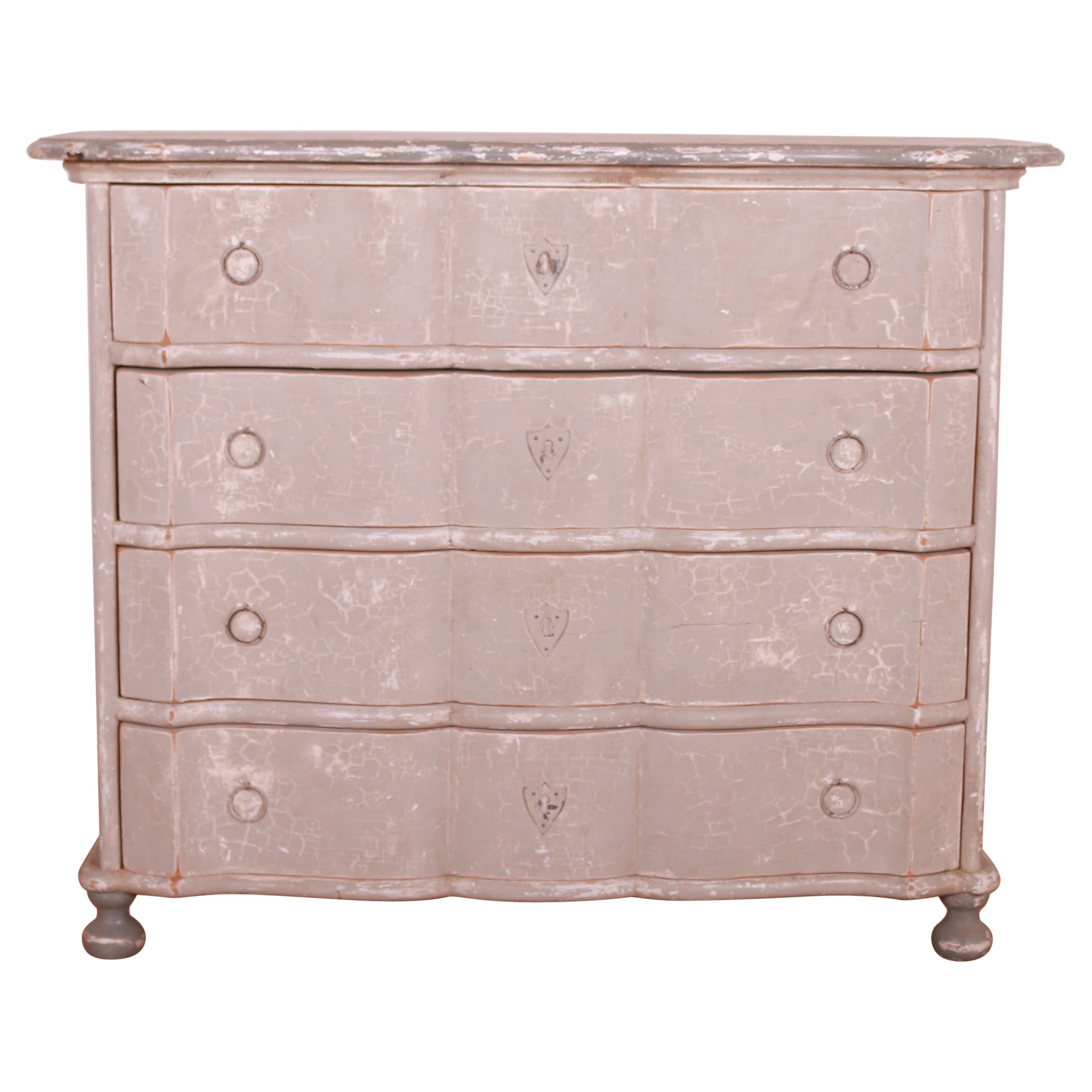 18th Century Dutch Serpentine Front Commode at 1stDibs