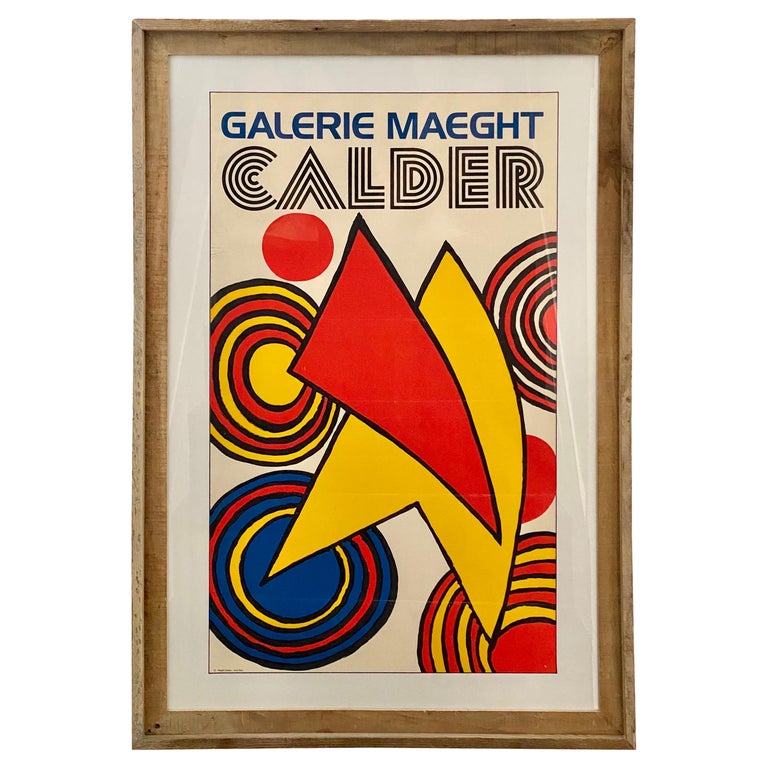 Alexander Calder Galerie Maeght Framed Exhibition Poster, Limited ...