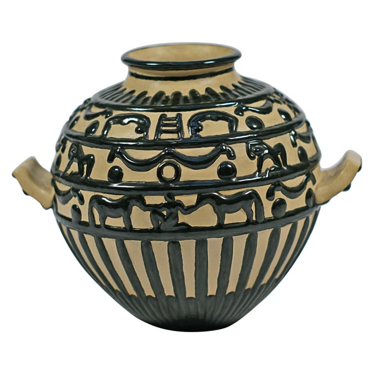 Circus Ceramic Vase by Gio Ponti For Sale at 1stDibs