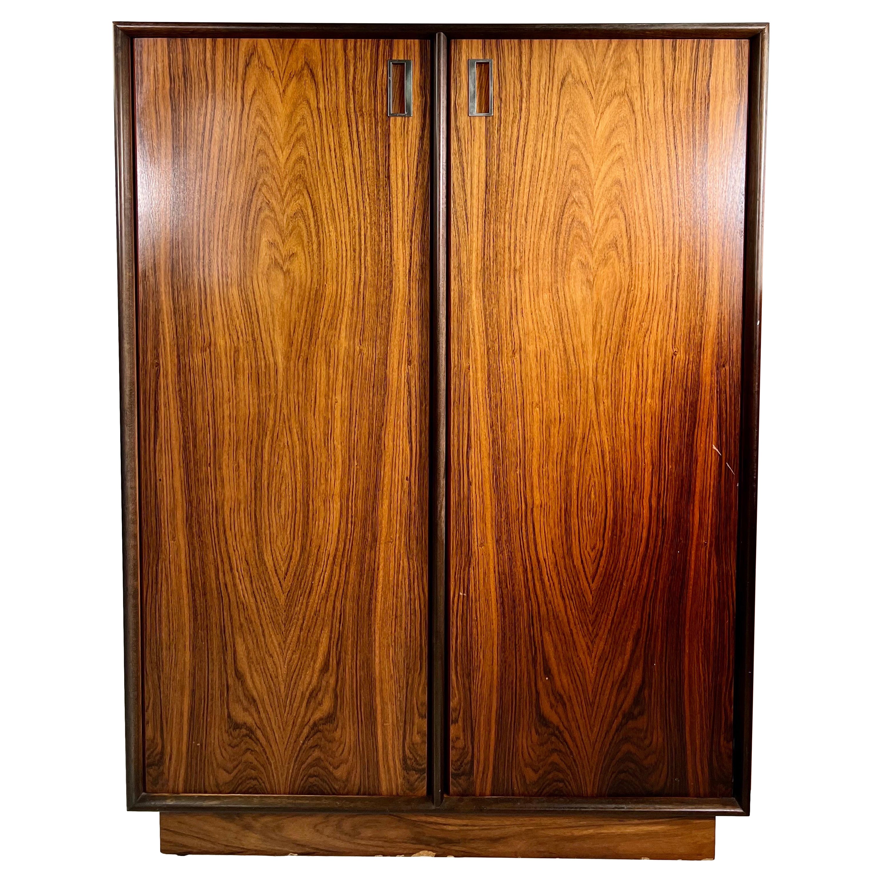 Danish Rosewood Gentleman’s Wardrobe / Chest at 1stDibs