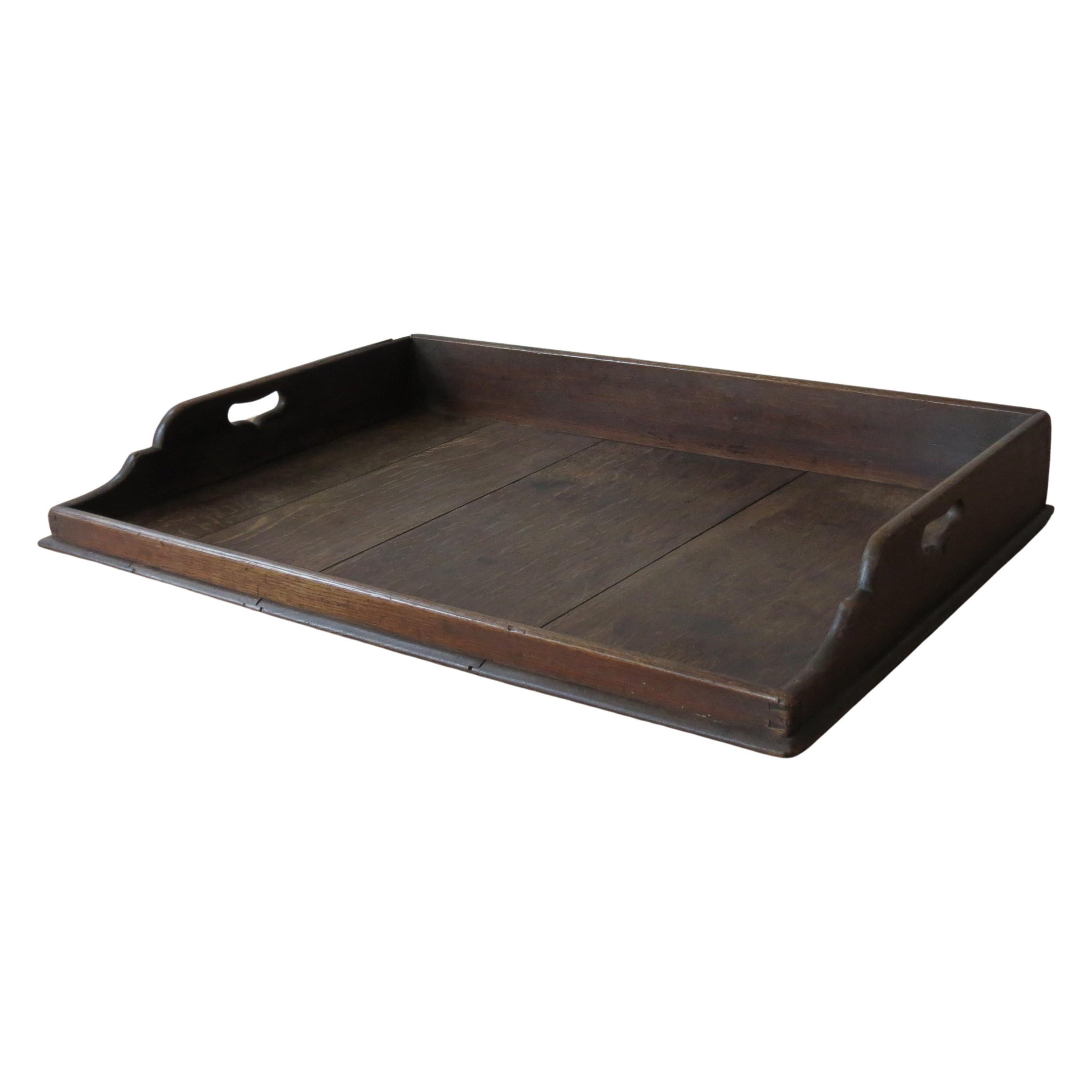 19th Century English Mahogany Folding Butler's Tray with Hinged Sides ...