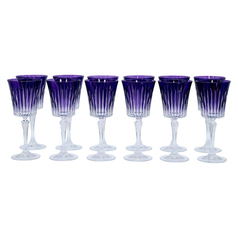 Beautiful Barware / Tableware Wine / Water Service / 12 People For Sale ...