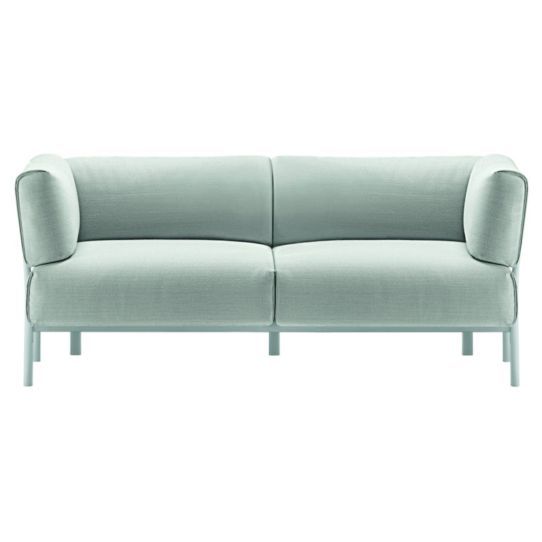 Alias 861 Eleven Sofa 2 Seater in Mint Seat and White Lacquered ...