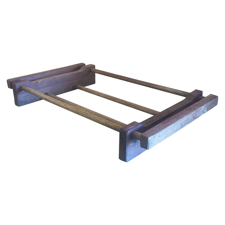 Large MCM Solid Wood Trivet For Sale at 1stDibs